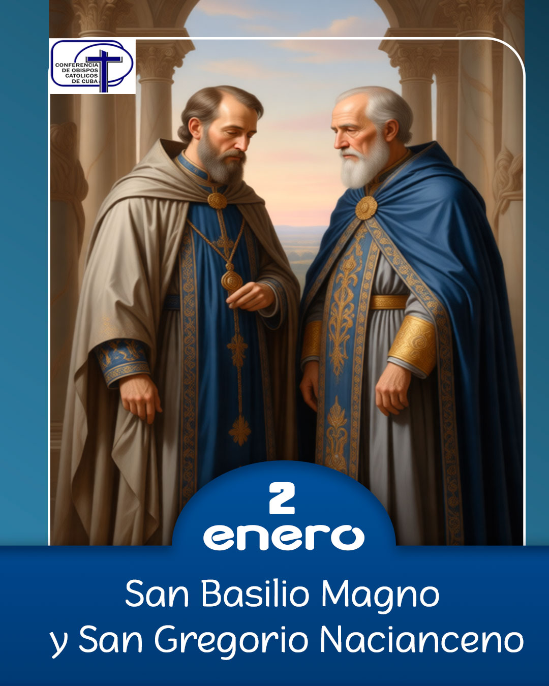 San Basilio Magno y San Gregorio Nacianceno. - Conferencia de Obispos ...